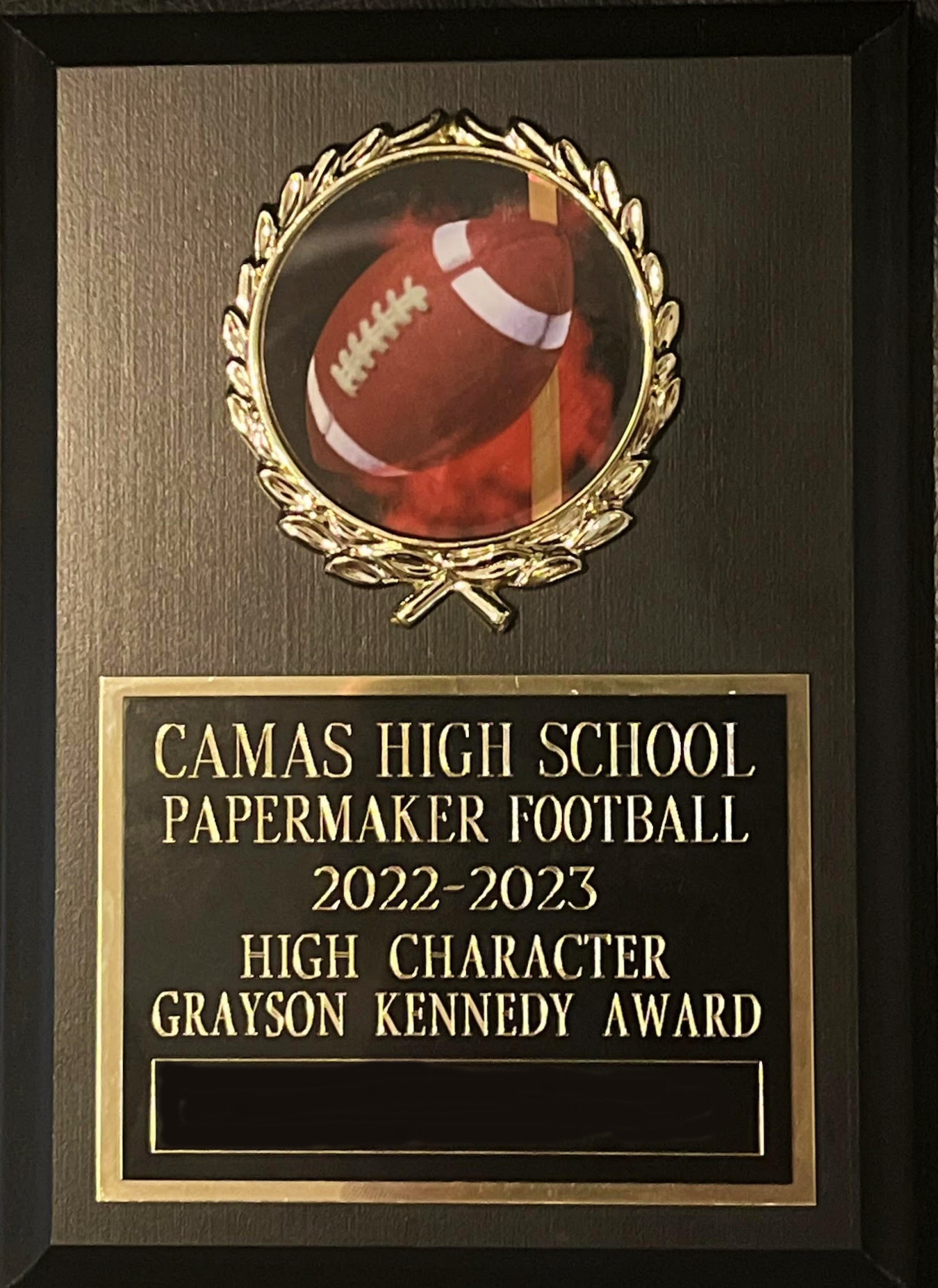 Grayson Kennedy Character Award